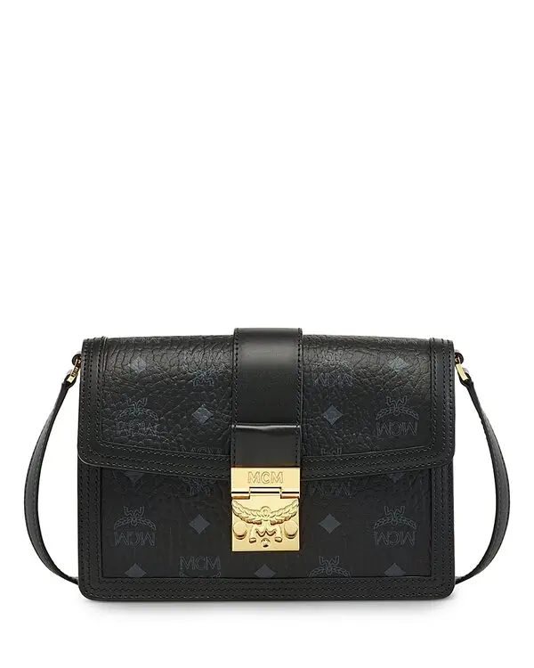 Mcm Tracy Vi Small Shoulder Bag - Black