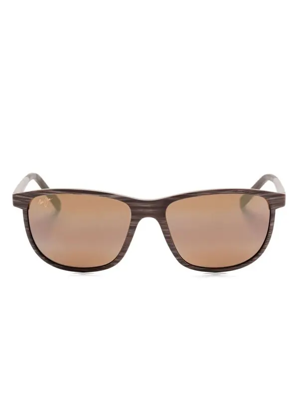 Maui Jim Lele Kawa Wayfarer Sunglasses - Brown