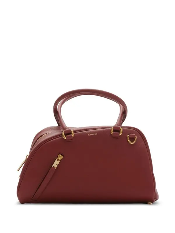 Burberry Small Shield Twin Tote Bag - Red