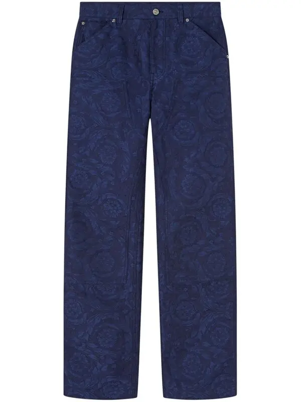 Versace Barocco-jacquard Carpenter Trousers