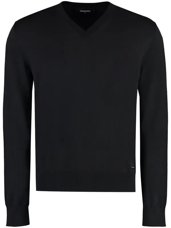 Dsquared2 Cotton V-neck Sweater