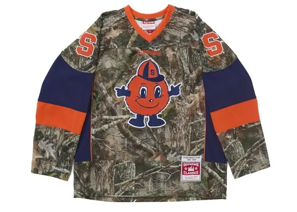 Supreme Mitchell & Ness Ncaa Hockey Jersey - Woodland Camo