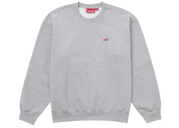 Supreme Small Box Crewneck Sweatshirt - Ash Grey