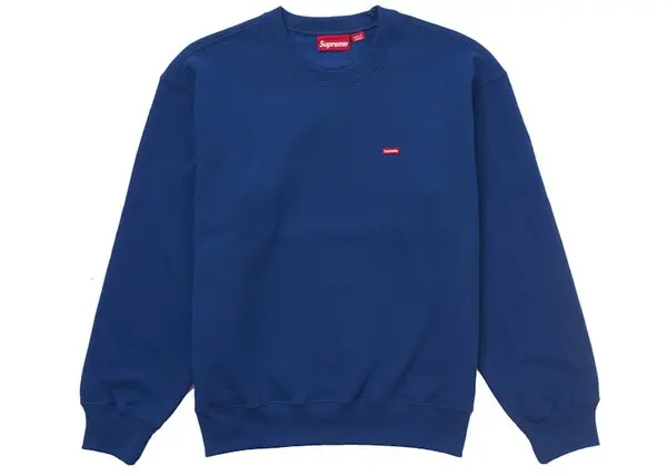 Supreme Small Box Crewneck Sweatshirt - Dark Royal