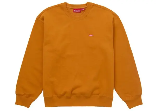Supreme Small Box Crewneck Sweatshirt - Orange