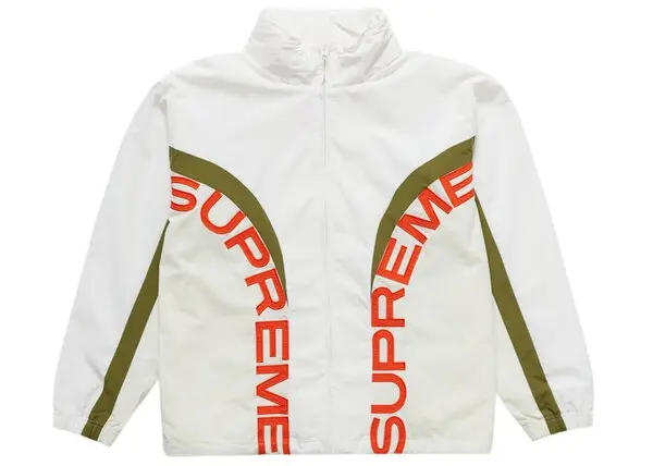 Supreme Curve Track Jacket - White