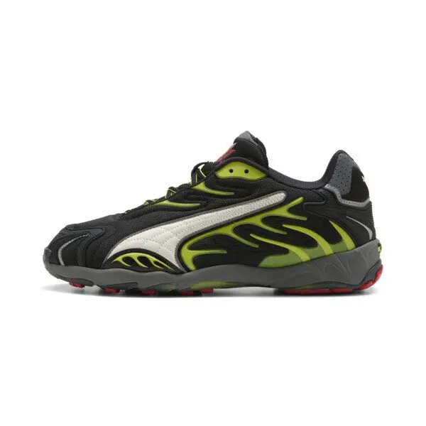 PUMA X A$ap Rocky Inhale Mesh Sneakers - Black-warm White-lime Pow