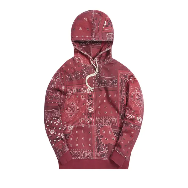 Kith Deconstructed Bandana Williams Iii Hoodie - Red