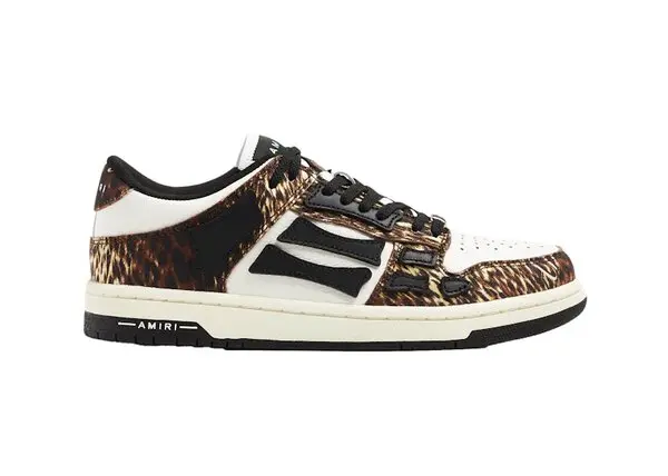 Amiri Skel Top Low Leopard Sneakers - Multicolor