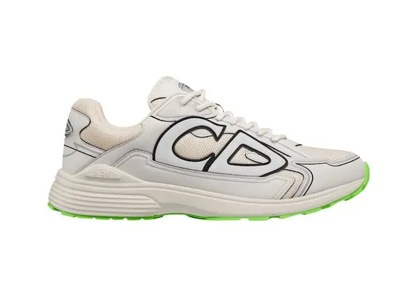 Dior B30in Sneakers - Cream/green