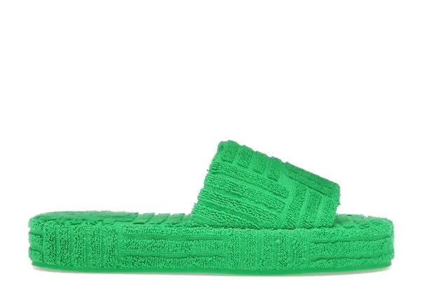 Bottega Veneta Resort Sponge Slide - Grass