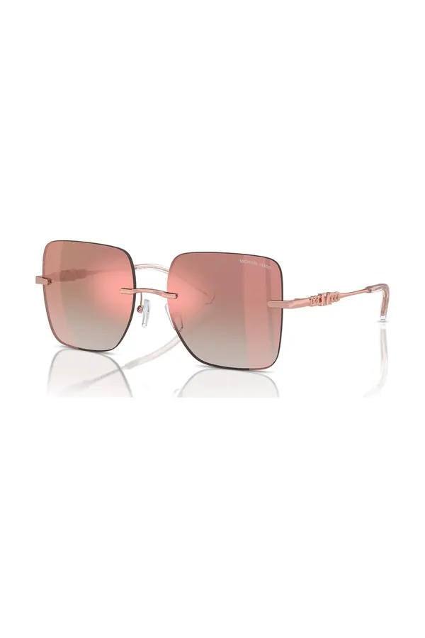 Michael Kors Gradient Mirror Square Frame Sunglasses