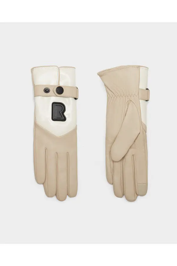Rudsak Stromboli Leather Gloves - Natural