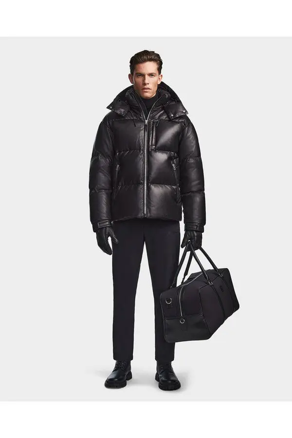 Rudsak Leather Down Puffer Jacket