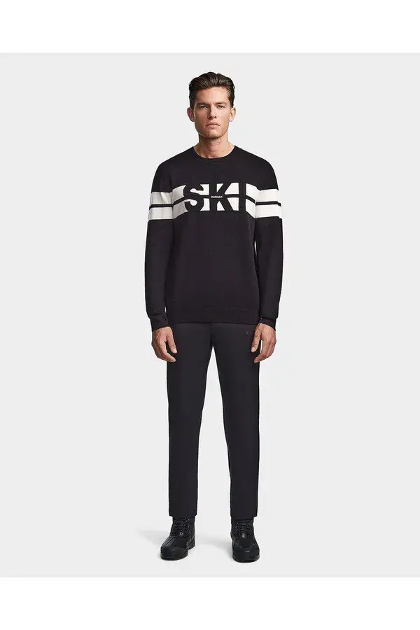 Rudsak Crewneck Knit Sweater - Black