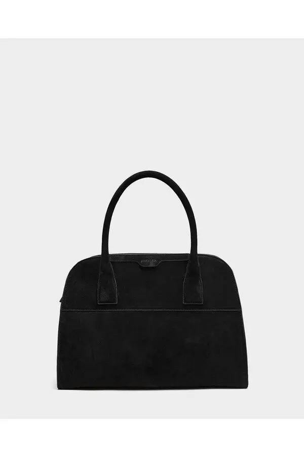 Rudsak Large Suede Tote Bag - Black