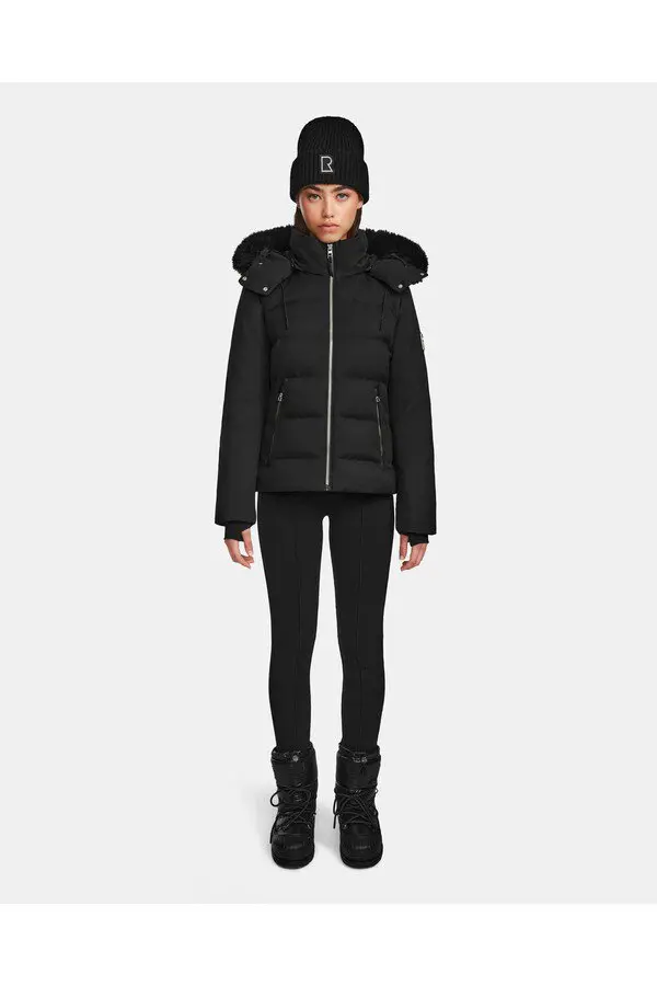 Rudsak Quilted Down Coat - Black