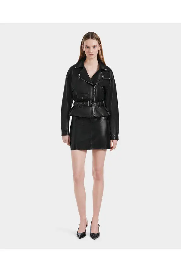 Rudsak Arielle Leather Biker Jacket