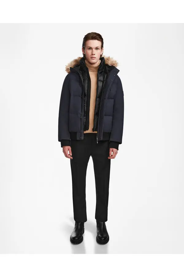 Rudsak Quilted Down Bomber Jacket