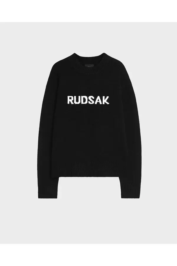 Rudsak Knit Crewneck Sweater - Black