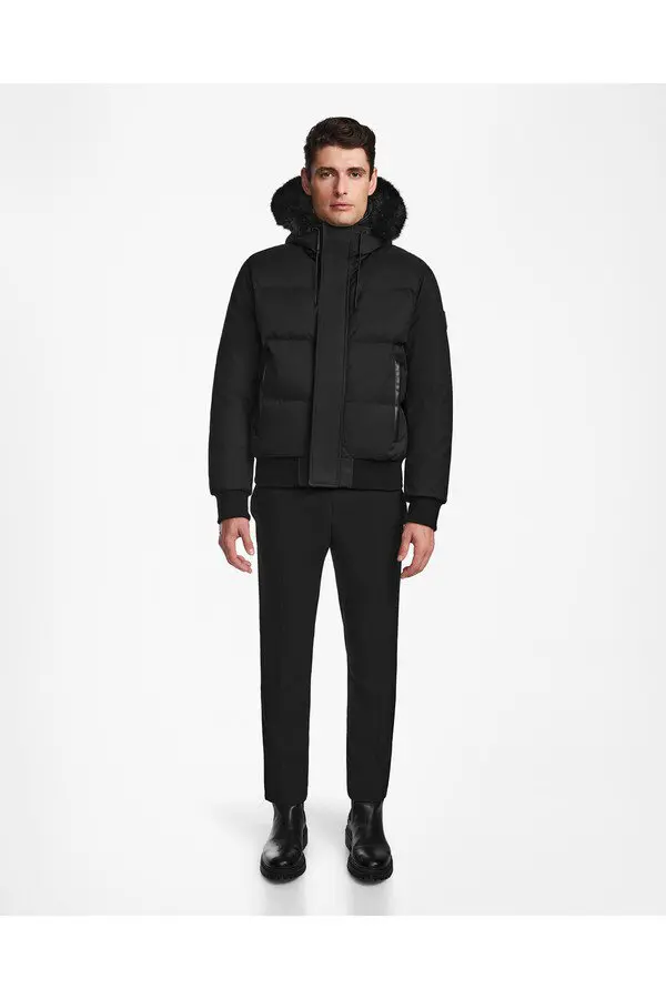 Rudsak Quilted Down Bomber Jacket