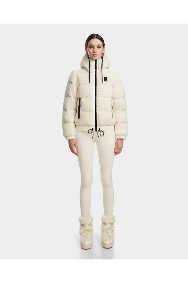 Rudsak Reversible Down Ski Bomber Jacket - Natural