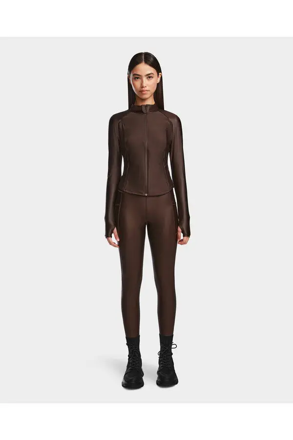 Rudsak Eva Zip-up Top - Brown