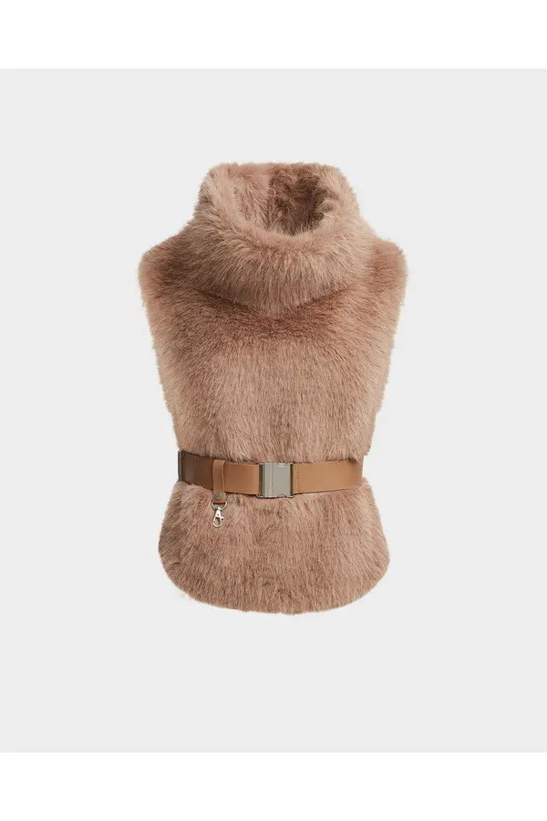 Rudsak Faux Fur Vest - Brown