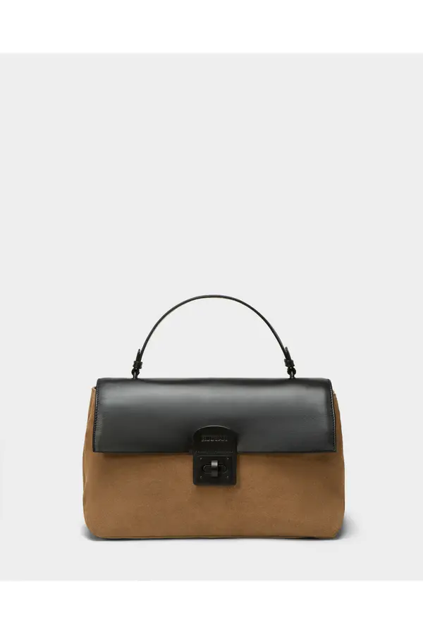 Rudsak Suede And Leather Handbag - Red