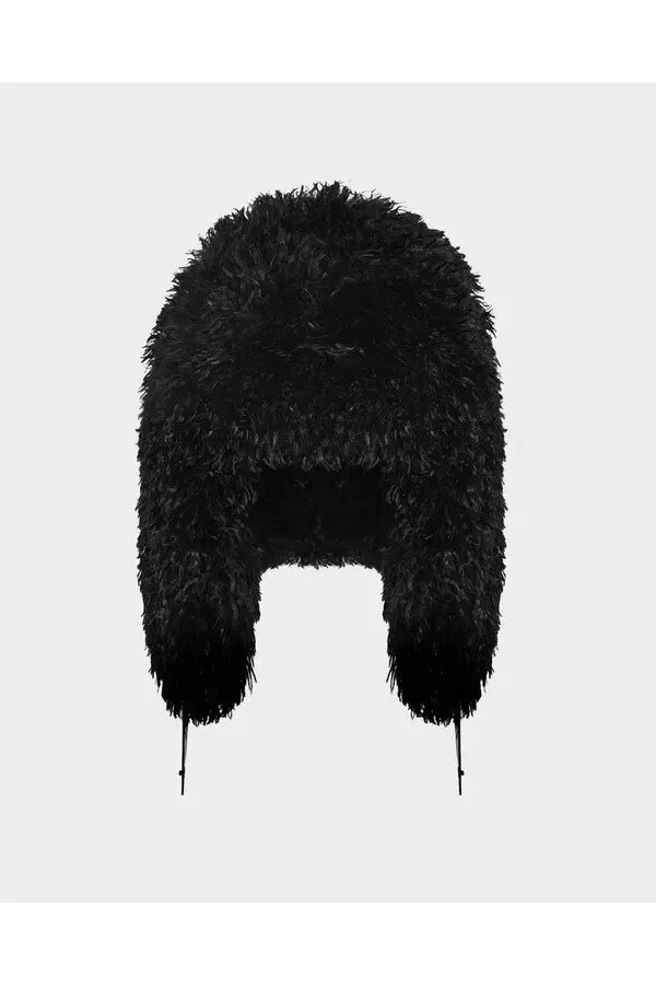 Rudsak Faux Fur Aviator Hat - Black