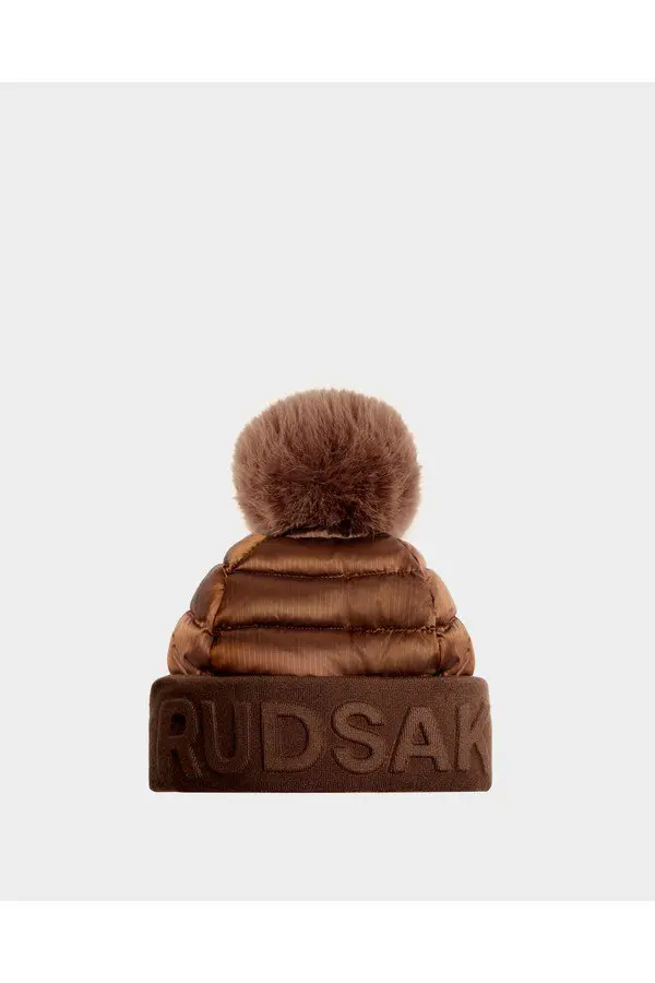 Rudsak Down-filled Nylon Trapper Hat - Gold