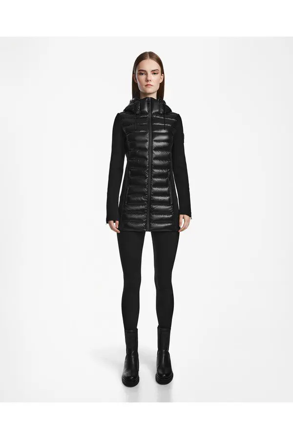 Rudsak Fitted Down Puffer Jacket - Black