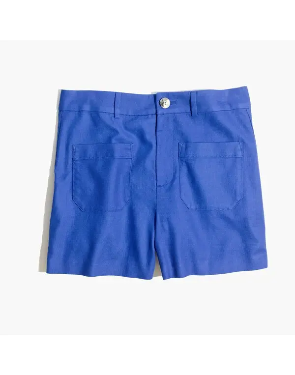 Madewell Monroe High-rise Tailored Shorts - Brilliant Royal