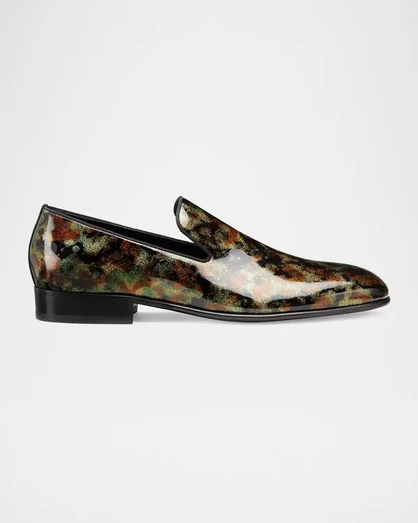 STUART WEITZMAN Alfred Leather Loafer - Brown Multi