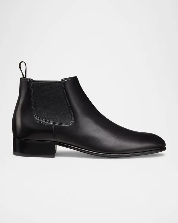 STUART WEITZMAN Adwin Leather Chelsea Boots - Black