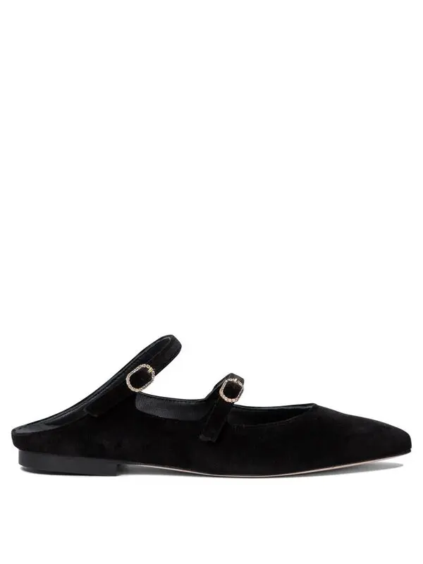 AMATO DANIELE Velvet Loafers - Black
