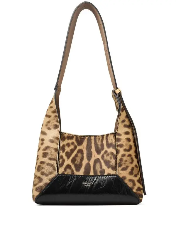 JIMMY CHOO Small Diamond Shoulder Bag - Neutrals