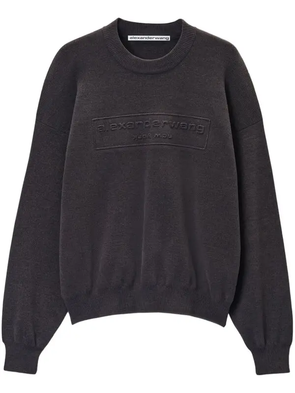 Alexander Wang Logo-embossed Sweater