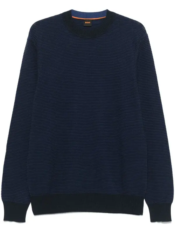 Hugo Boss Two-tone Striped Sweater