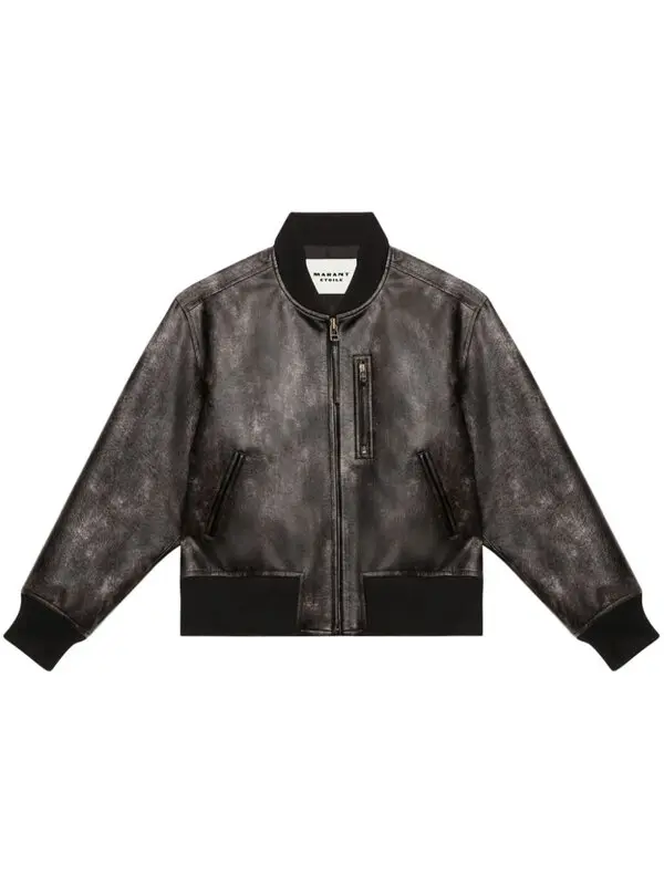 MARANT ETOILE Crisley Bomber Jacket - Black