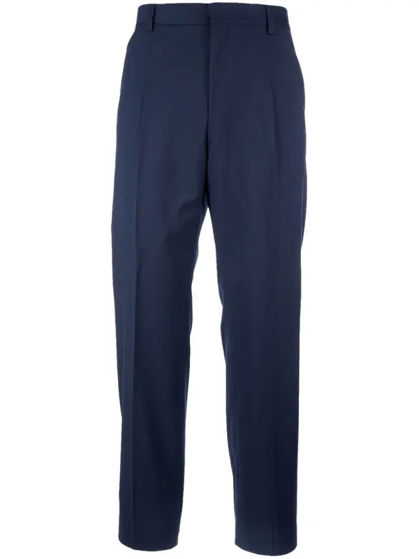Hugo Boss Virgin-wool Tailored Trousers