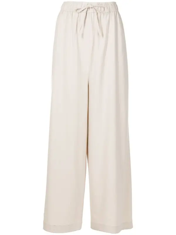 GLORIA COELHO Drawstring Palazzo Pants