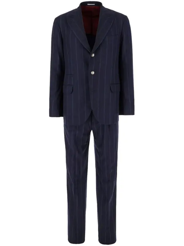 Brunello Cucinelli Striped Suit