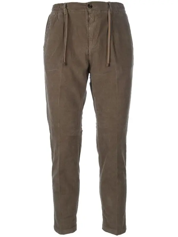 CRUNA Drawstring Waistband Trousers - Brown