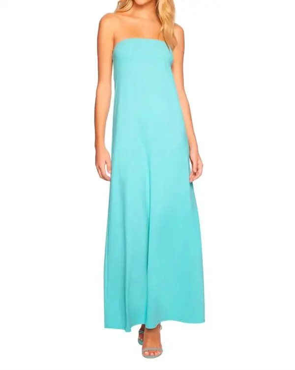 Susana Monaco Strapless Maxi Dress In La Plage In Multi - 33% Off ...