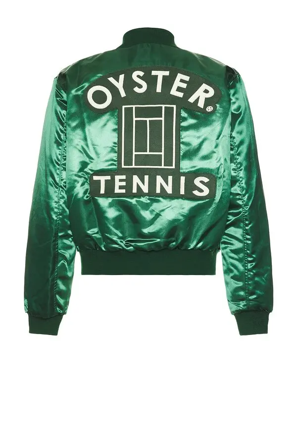 OYSTER Otc Satin Varsity Jacket