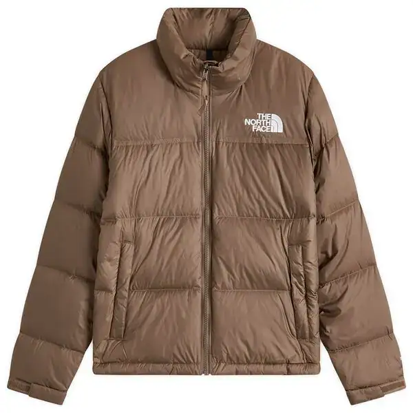 The North Face 1999 Retro Nuptse Jacket In Brown - 40% Off