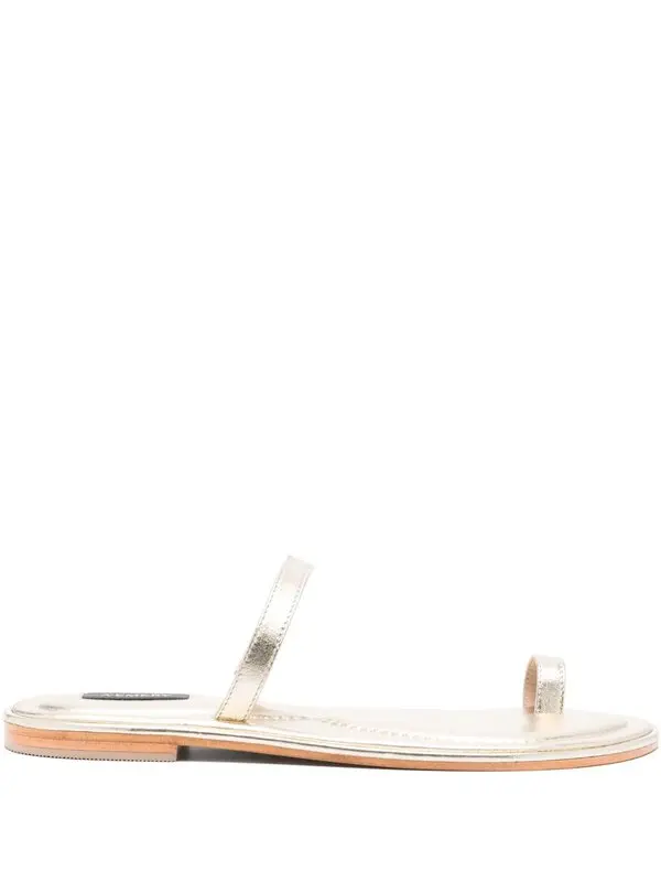 A.emery Turi Flat Sandals - Gold