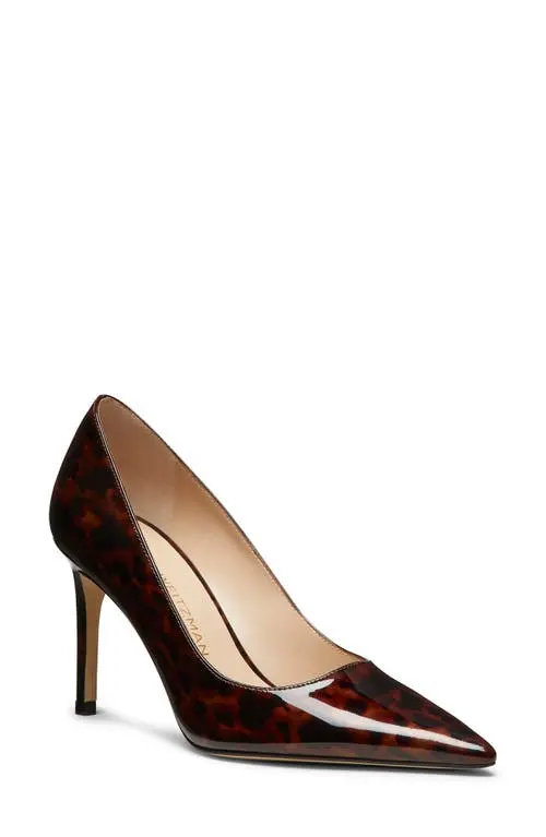 STUART WEITZMAN Power 85 Pump - Dark Brown