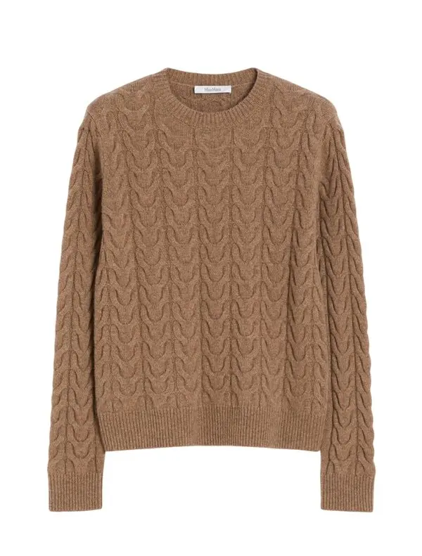 Max Mara Knit Cashmere Top - Camel